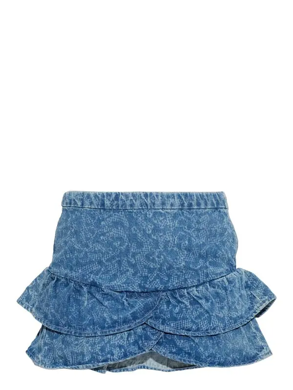 MARANT ETOILE Leyje Denim Mini Skirt - Blue