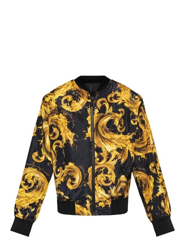 Versace Reversible Bomber Jacket - Black