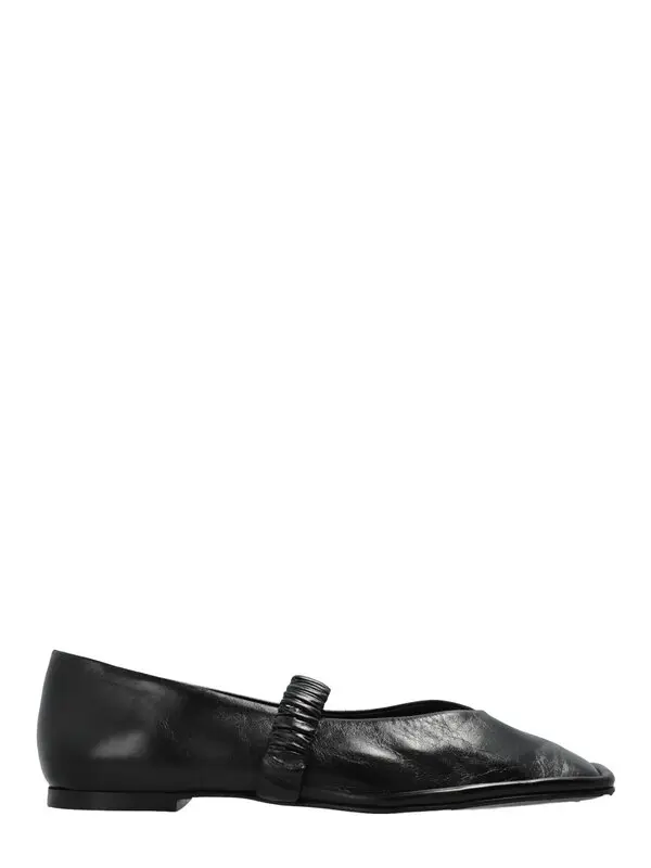 ALOHAS Leather Ballerinas - Black