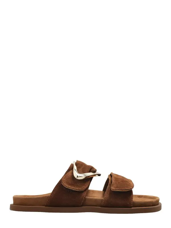 Inuikii Suede Slides - Brown