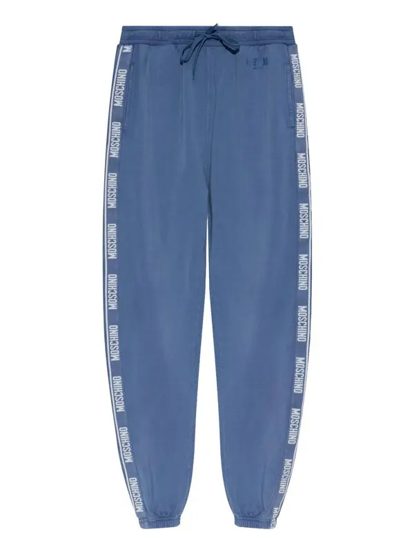 Moschino Track Pants With Side Stripes - Blue