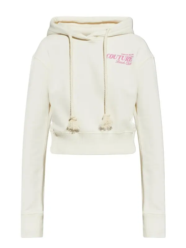Versace Hooded Sweatshirt - Cream