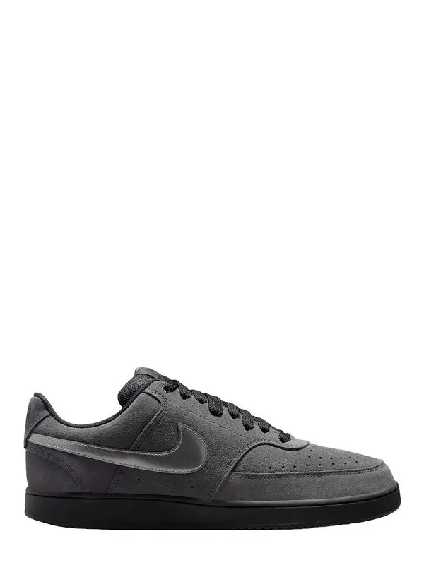 Nike Court Vision Low Metallic Sneakers - Anthracite/black/gym Red