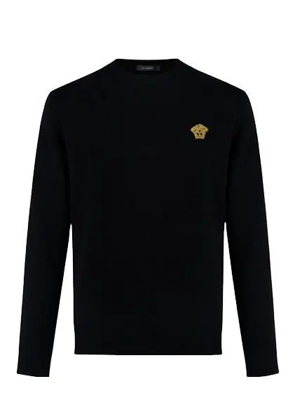 Versace Medusa Logo Sweater - Black