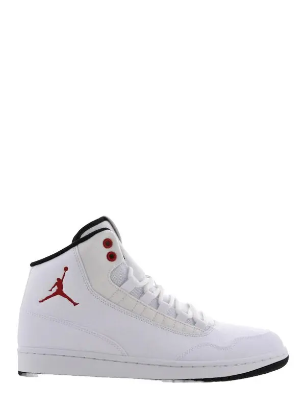 JORDAN Executive High-top Sneakers - White/gym Red/black