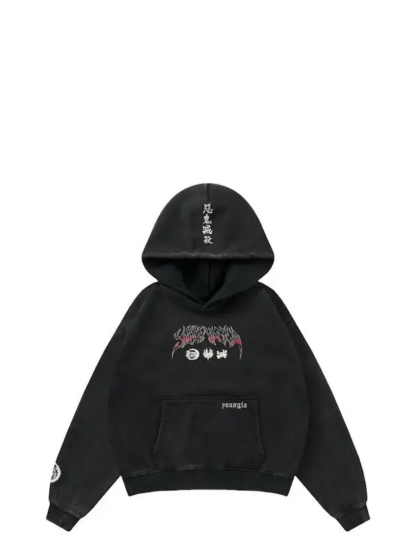 YOUNGLA X Demon Slayer: Kimetsu No Yaiba Hoodie - Set Your Heart Ablaze