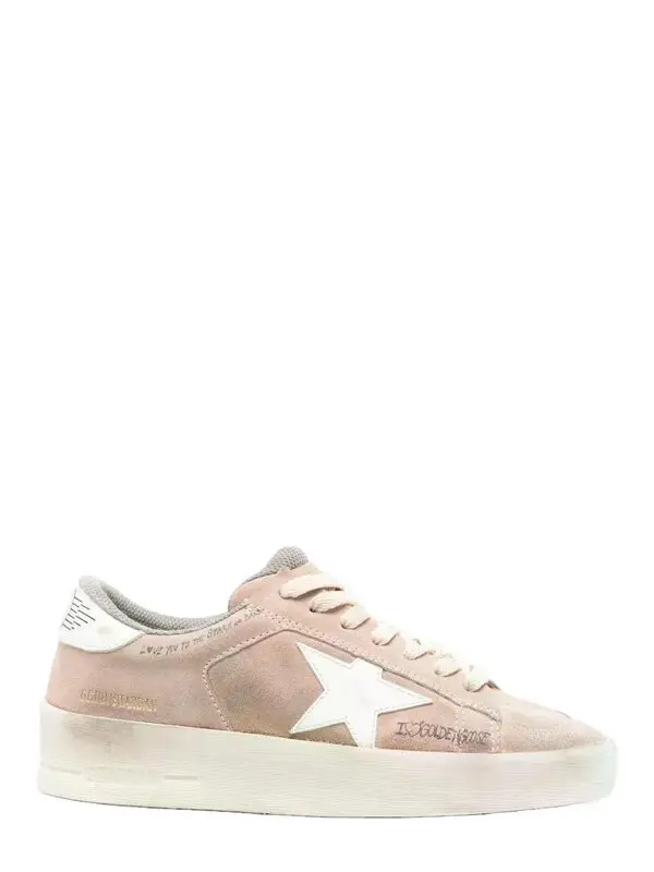 GOLDEN GOOSE Stardan Suede Sneakers - Neutrals