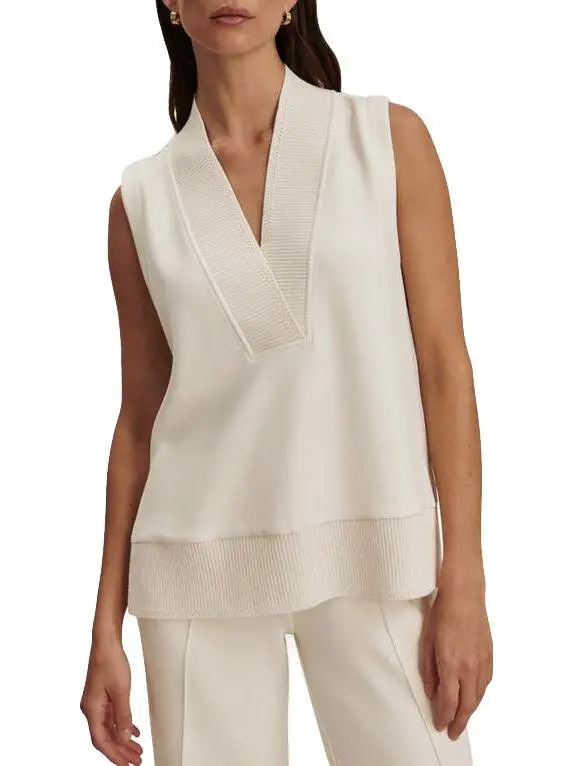 Varley Freida V-neck Jersey Tank - Pristine