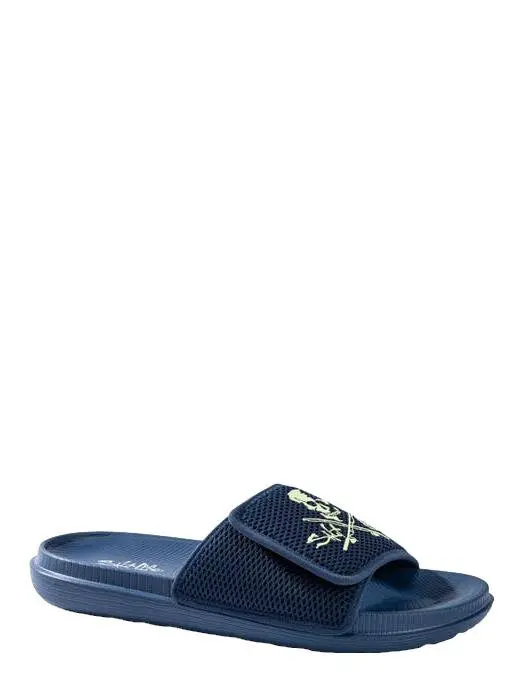SALT LIFE Reel Pool Slide Sandal - Navy/navy