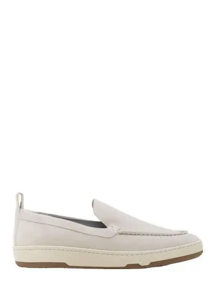 LANVIN Cruiser Moccasins In Suede - Off White