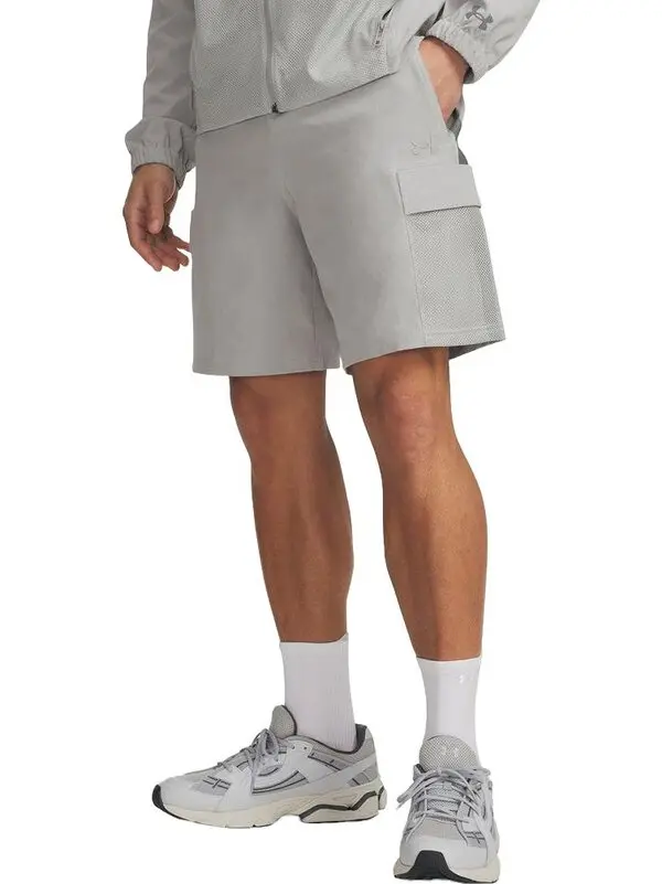 Under Armour Unstoppable Airvent Cargo Shorts - Titanium