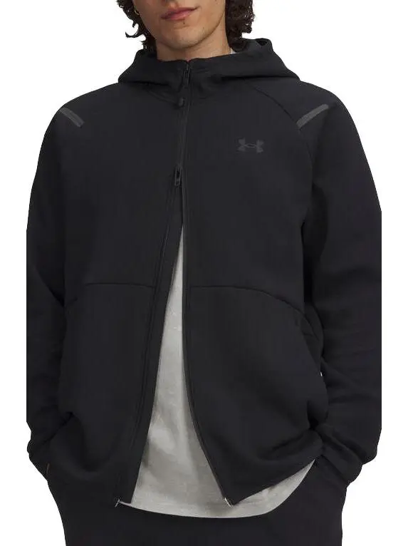 Under Armour Unstoppable Fleece Zip Hoodie - 001 Black