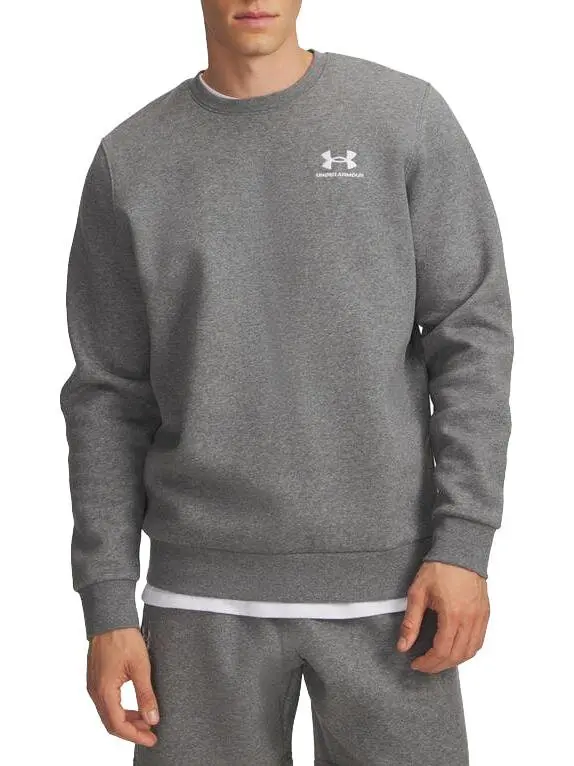 Under Armour Icon Fleece Crewneck Sweatshirt - Pitch Gray Medium