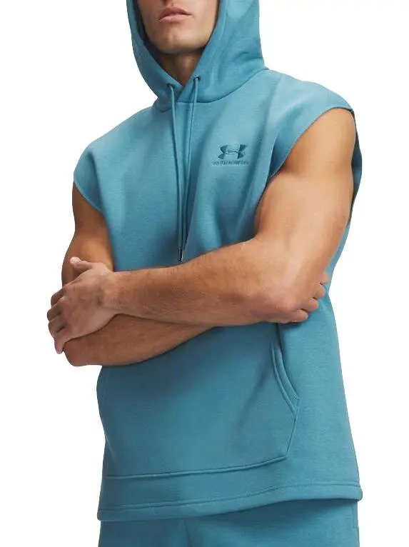 Under Armour Icon Fleece Sleeveless Hoodie - Boundless Blue