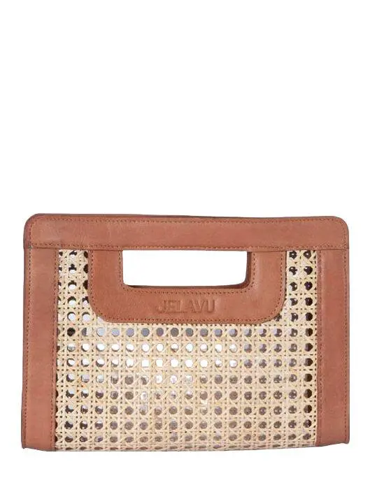 JELAVU Delmare Top Handle Bag - Tan