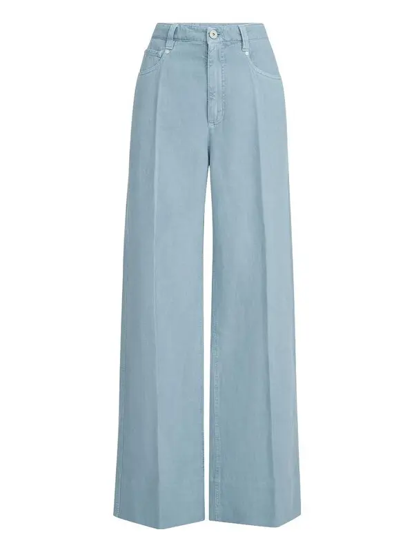 Brunello Cucinelli Loose Fit Trousers - Denim