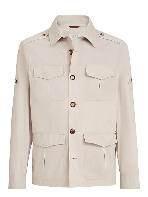 Brunello Cucinelli Water-resistant Safari Jacket - Panama