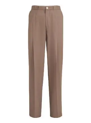 Brunello Cucinelli Cotton Twill Trousers - Hazelnut