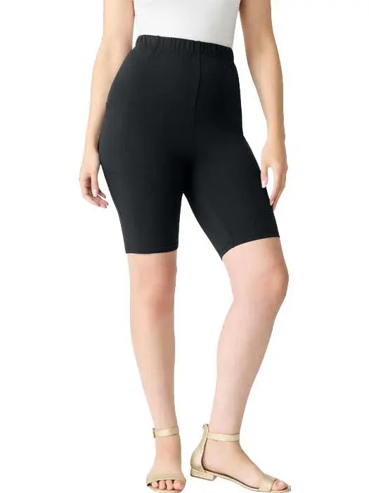 ROAMAN'S Side-pocket Bike Shorts - Black
