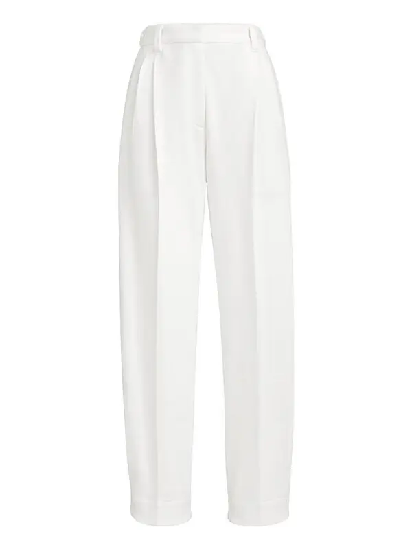 Brunello Cucinelli Sartorial Baggy Trousers - White