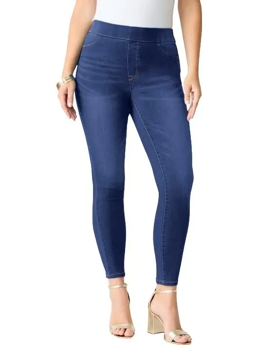 ROAMAN'S 360° Stretch Jeggings - Dark Wash