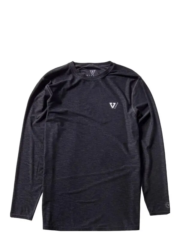 VISSLA Twisted Eco Long-sleeve Shirt - Black Heather