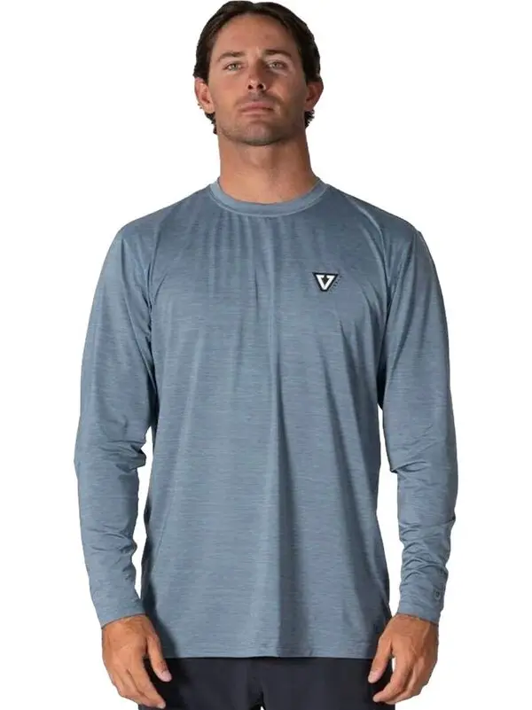 VISSLA Twisted Eco Long-sleeve Shirt - Slate Heather