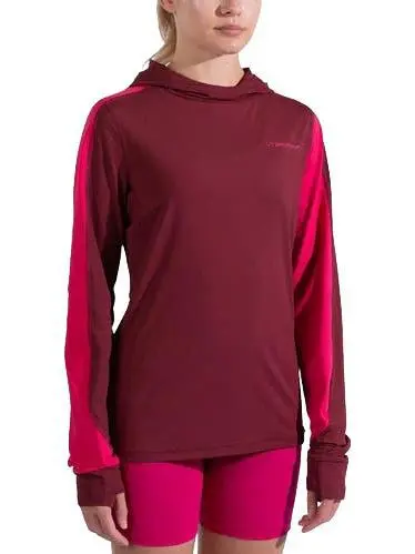 LA SPORTIVA Cloud Shadow Sun Hoodie - Redwood/azalea