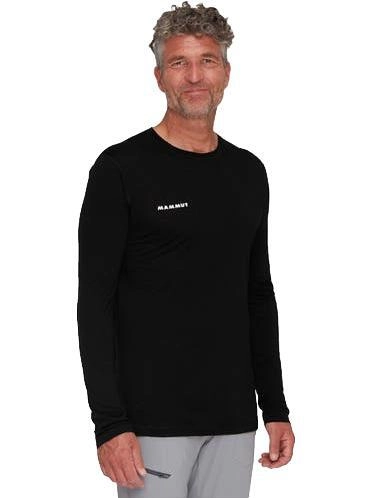 MAMMUT Tree Wool Fl Long-sleeve Shirt - Black