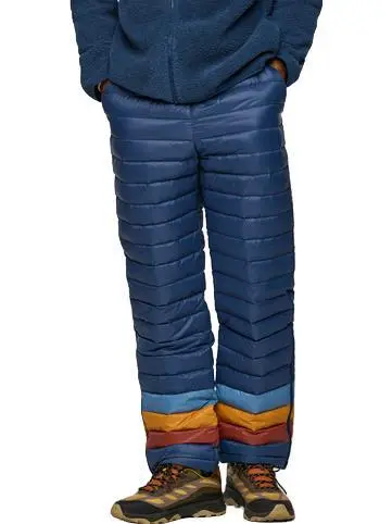 COTOPAXI Fuego Down Pant - Deep Sea Stripes