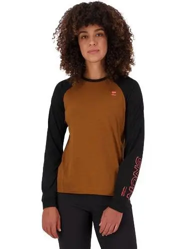 MONS ROYALE Tarn Merino Long-sleeve Bike Jersey - Caramel/black