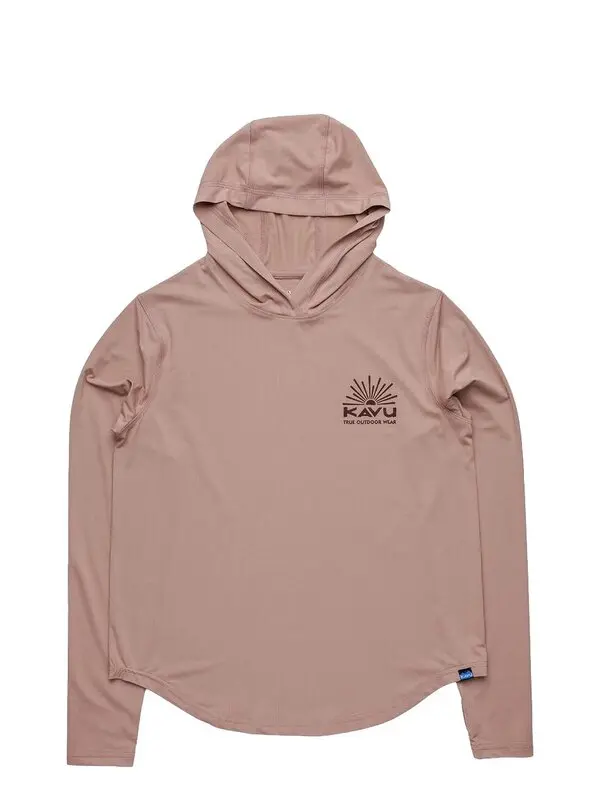 KAVU Sunlite Performance Hoodie - Burnt Sugar