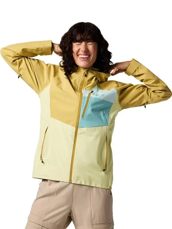 COTOPAXI Impermeo 3l Hooded Shell Jacket - Husk And Honeydew