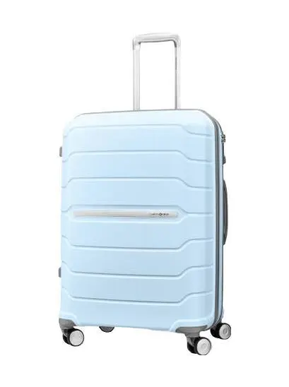 SAMSONITE Freeform Hardside Expandable 24" Checked Spinner - Sky Blue