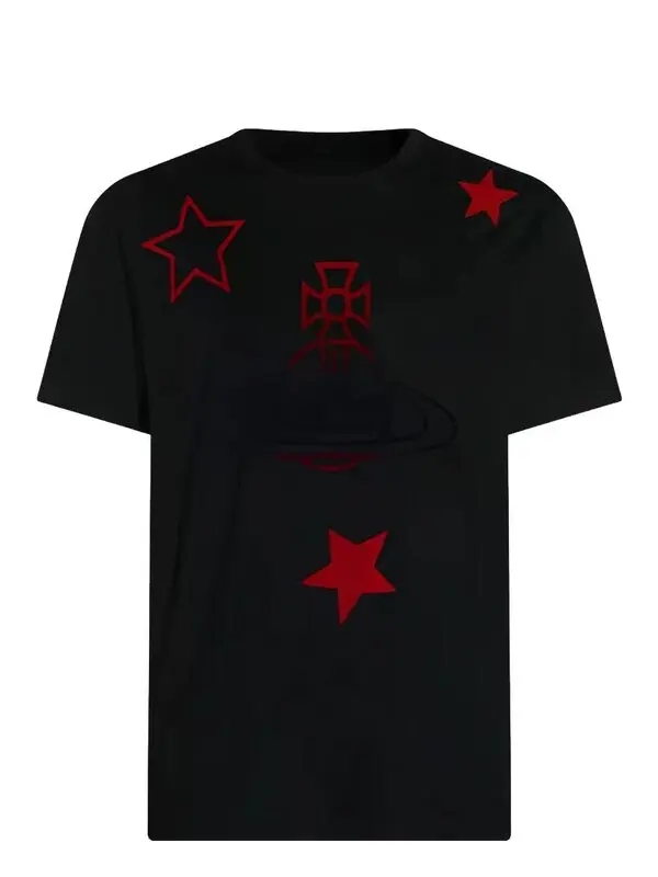 VIVIENNE WESTWOOD Star Graphic T-shirt - Black