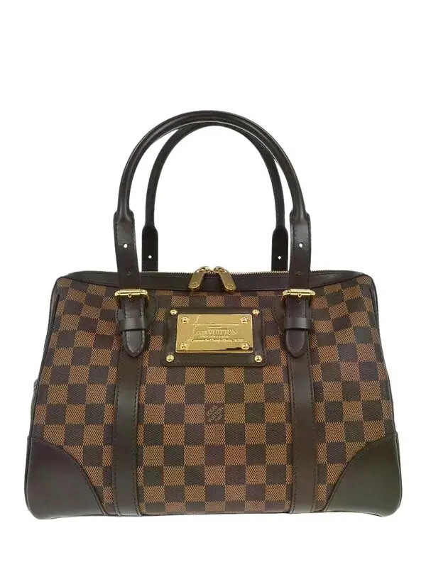 LOUIS VUITTON Damier Ebene Berkeley Tote - Brown