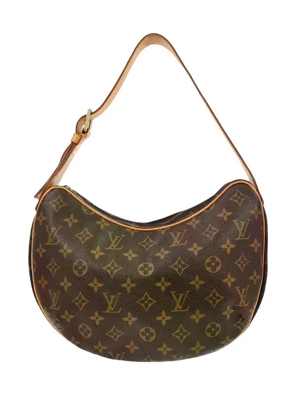 LOUIS VUITTON 2003 Mm Croissant Monogram Shoulder Bag - Brown