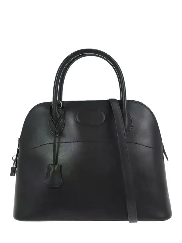 Hermès 1990s-2000s 31 Bolide Leather Tote Bag - Black