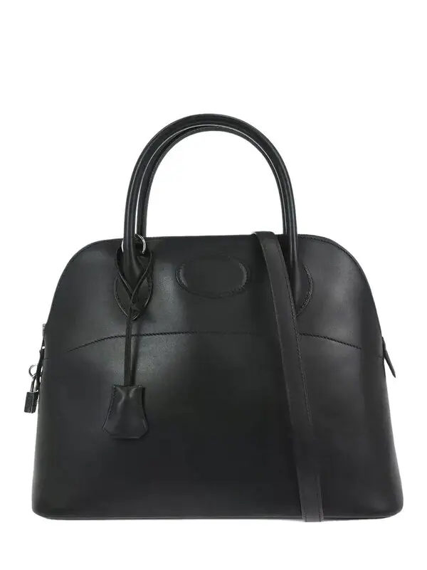 Hermès 1990s-2000s 31 Bolide Leather Tote Bag - Black