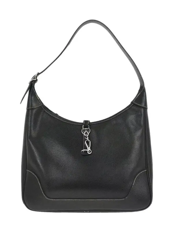 Hermès 2001 Courchevel Trim 31 Shoulder Bag - Black