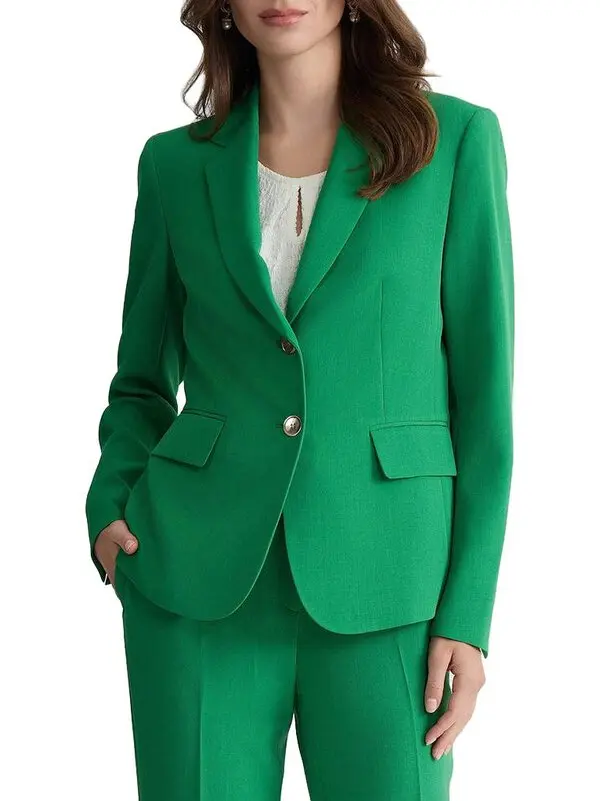 KASPER Two-button Blazer - Lush Green
