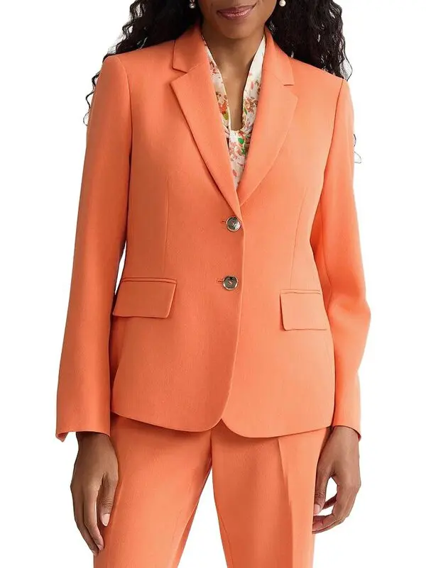 KASPER Two-button Blazer - Mandarin