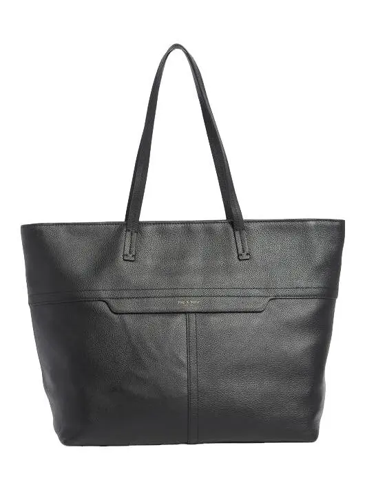 Rag & Bone Bryant Leather Tote Bag - Black