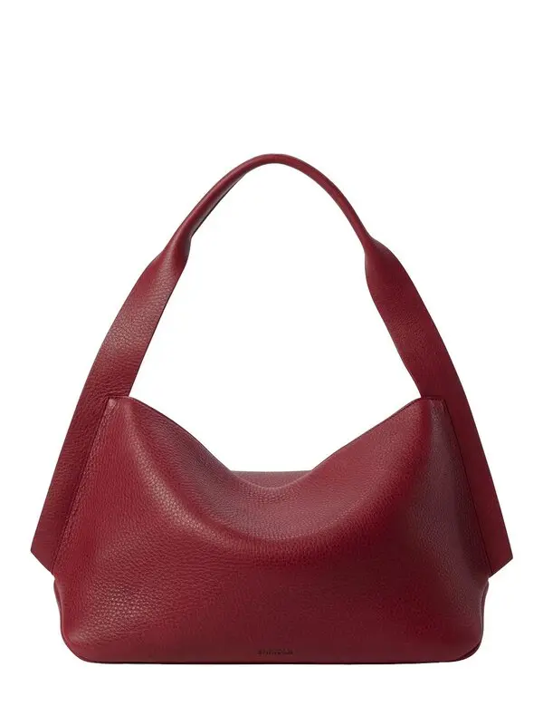 Shinola Medium Leather Derby Shoulder Bag - Ruby