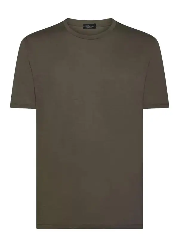 ALBENI 1905 Crew-neck T-shirt - Brown