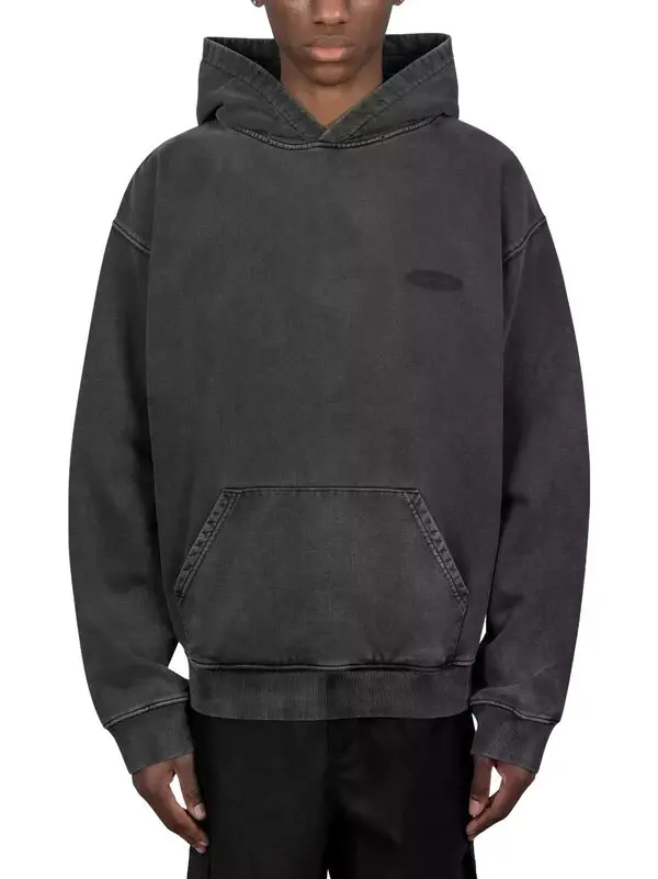 BRAM’S FRUIT Logo-detail Hoodie - Grey