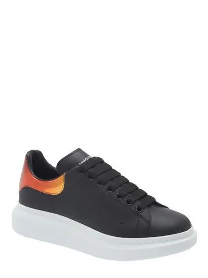Alexander McQueen Oversized Sole Leather Sneaker - Blue