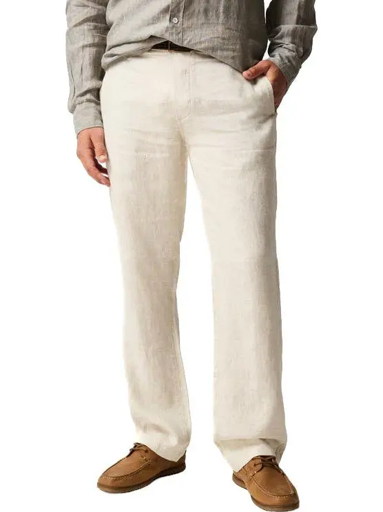 Rodd & Gunn Linen Resort Pants - Oatmeal
