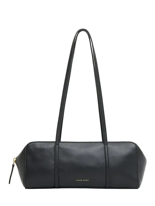 MANSUR GAVRIEL Filo Leather Shoulder Bag - Black