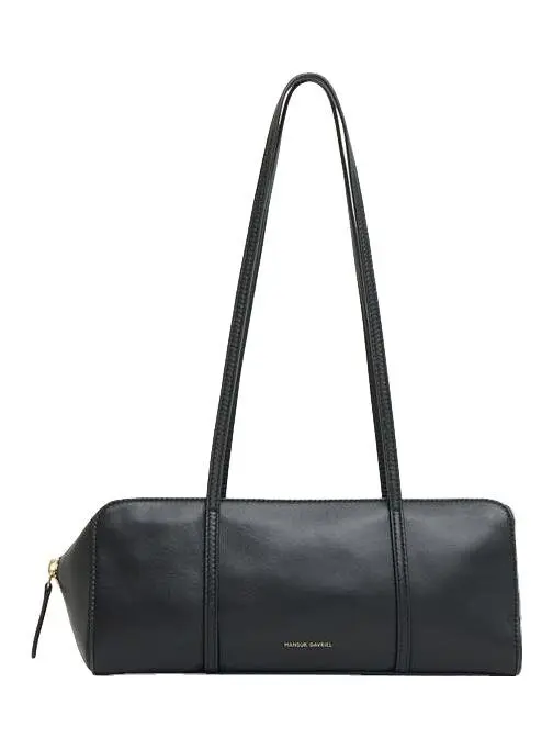 MANSUR GAVRIEL Filo Leather Shoulder Bag - Black